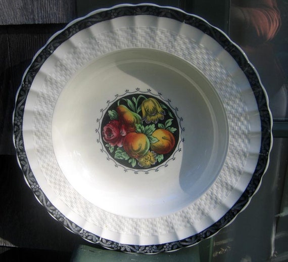 REDUCED Vintage Copeland Spode Shallow Soup Bowl Spode's | Etsy