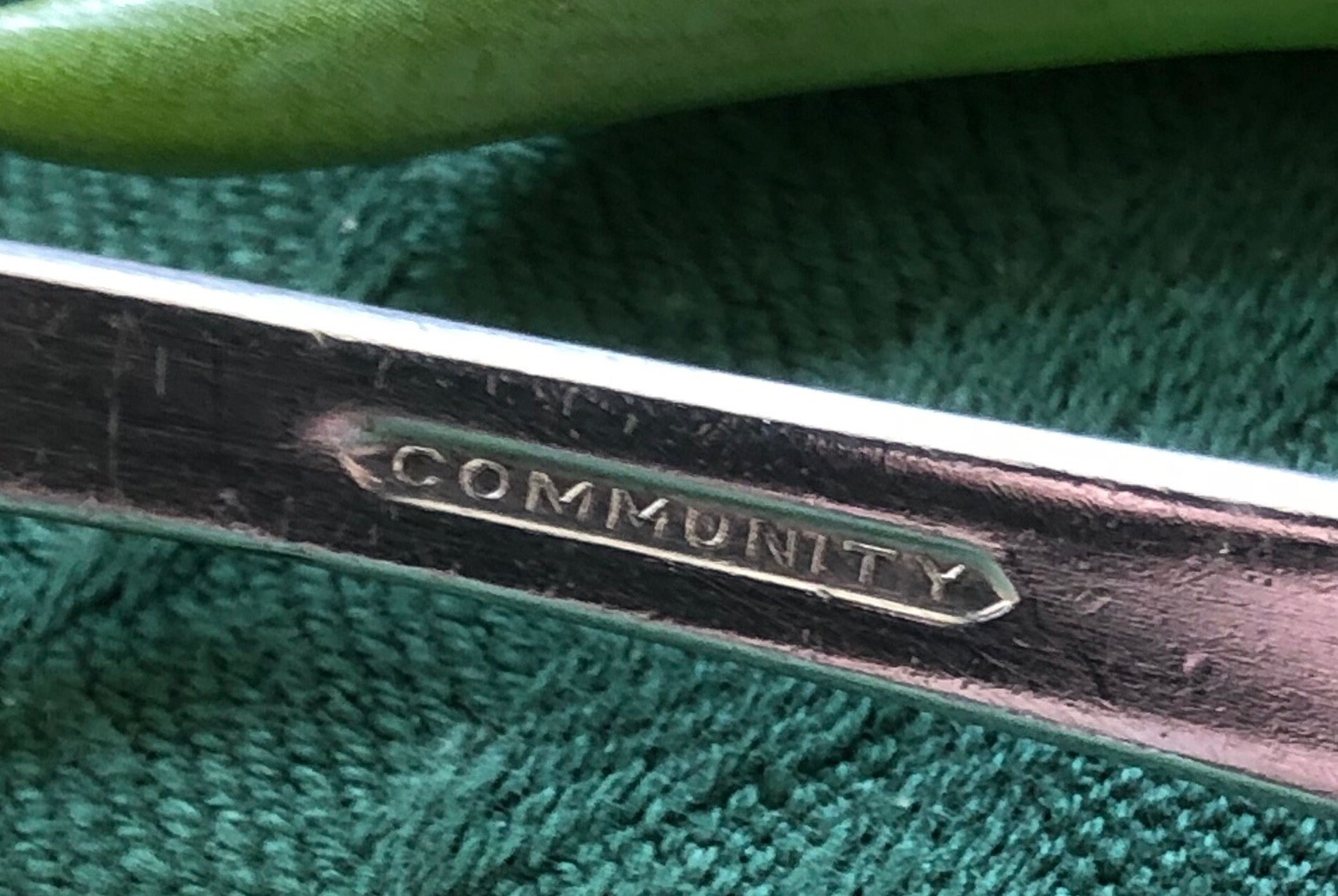 Antique Silver Childs Fork, Toddler Fork, Community, Coronation Pattern ...