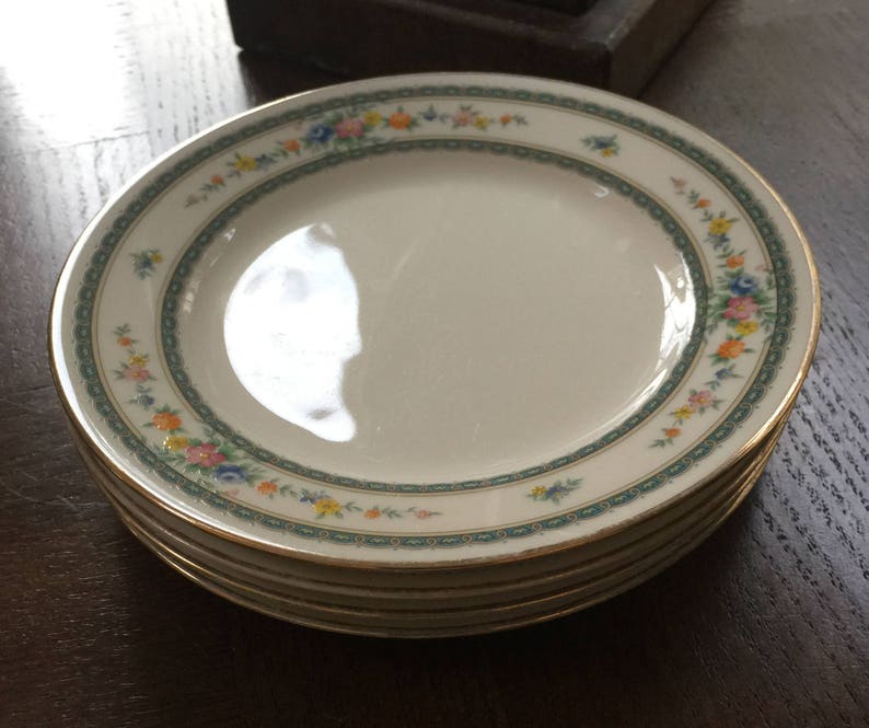 Noritake Plates Set of 4 Amenity Pattern 7228 Japan | Etsy