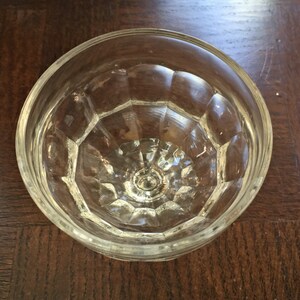 Vintage Glass Stemmed Sherbet, Sundae Dish, Jacobean Pattern, Davidson ...