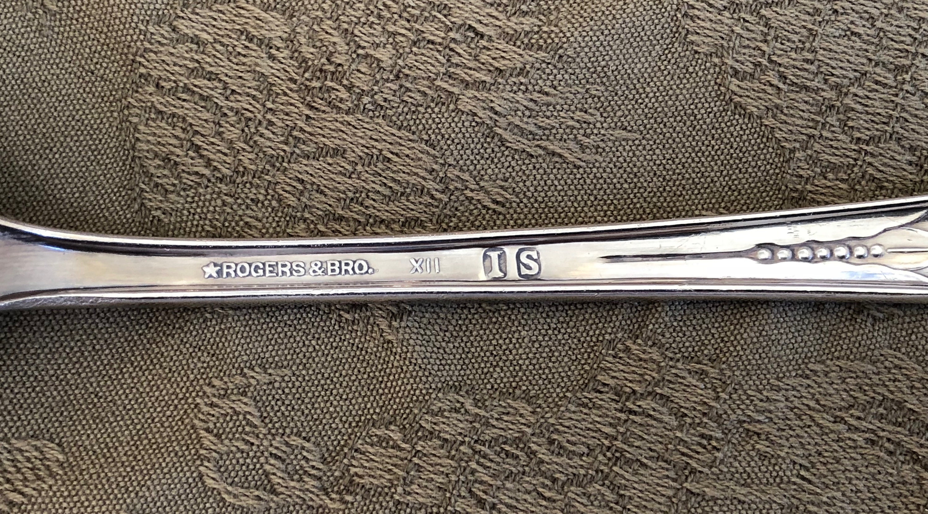 Vintage Silver Serving Spoons Set of 3 Inspiration Pattern - Etsy