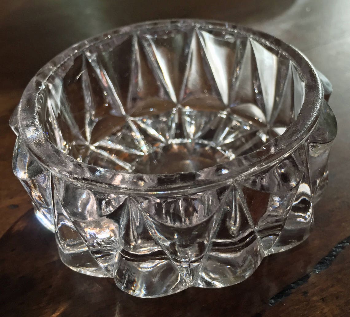 Antique Glass 3 Master Salt Dishes Salt Dips Collectible - Etsy