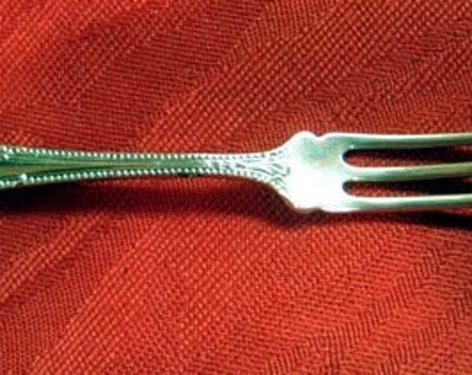 Antique Sterling Silver Strawberry Fork, Durgin Cromwell, C1893 ...