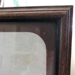 Vintage Picture Frame, With Mat. Vintage Gift, Interior Decorate ...