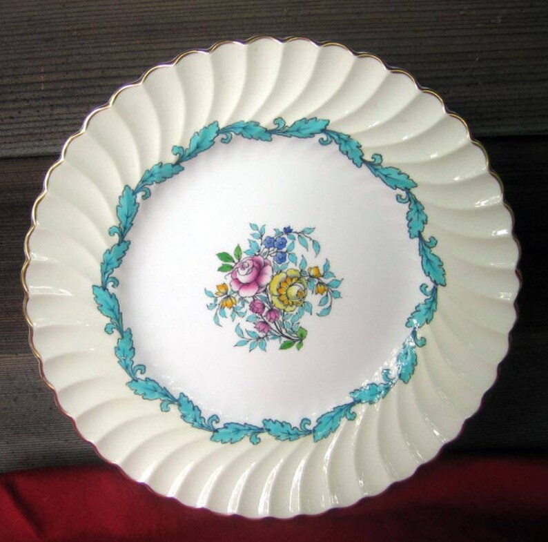 Vintage Minton Plate Ardmore Pattern England Wedding Gift - Etsy