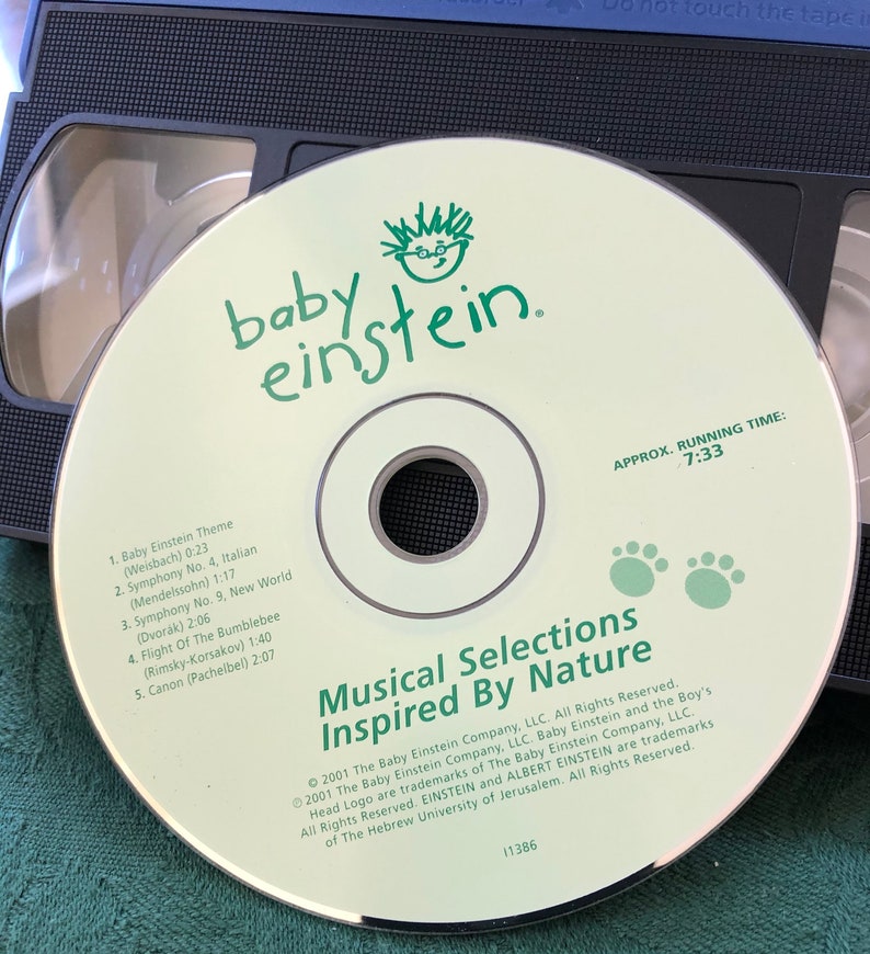 Baby Einstein Baby Neptune Discovering Water CD VHS Tape | Etsy