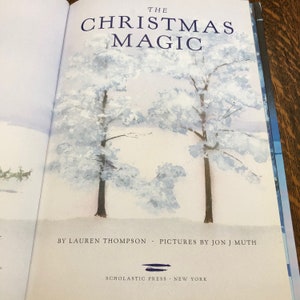Childrens Book, the Christmas Magic, Lauren Thompson, Jon Muth, Gift ...