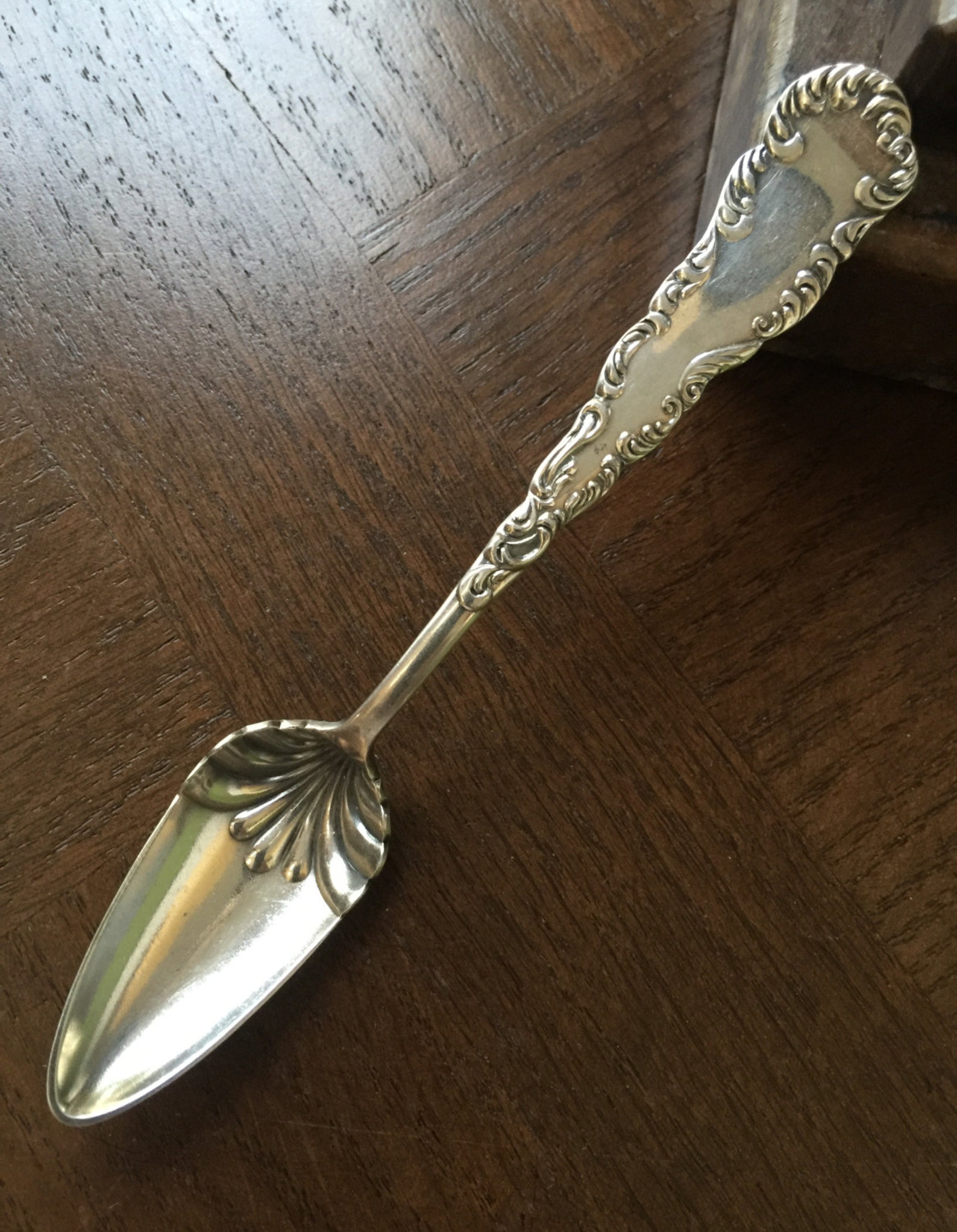 Antique Silver Fruit Spoon, Cromwell Pattern, Rogers, C 1895 ...