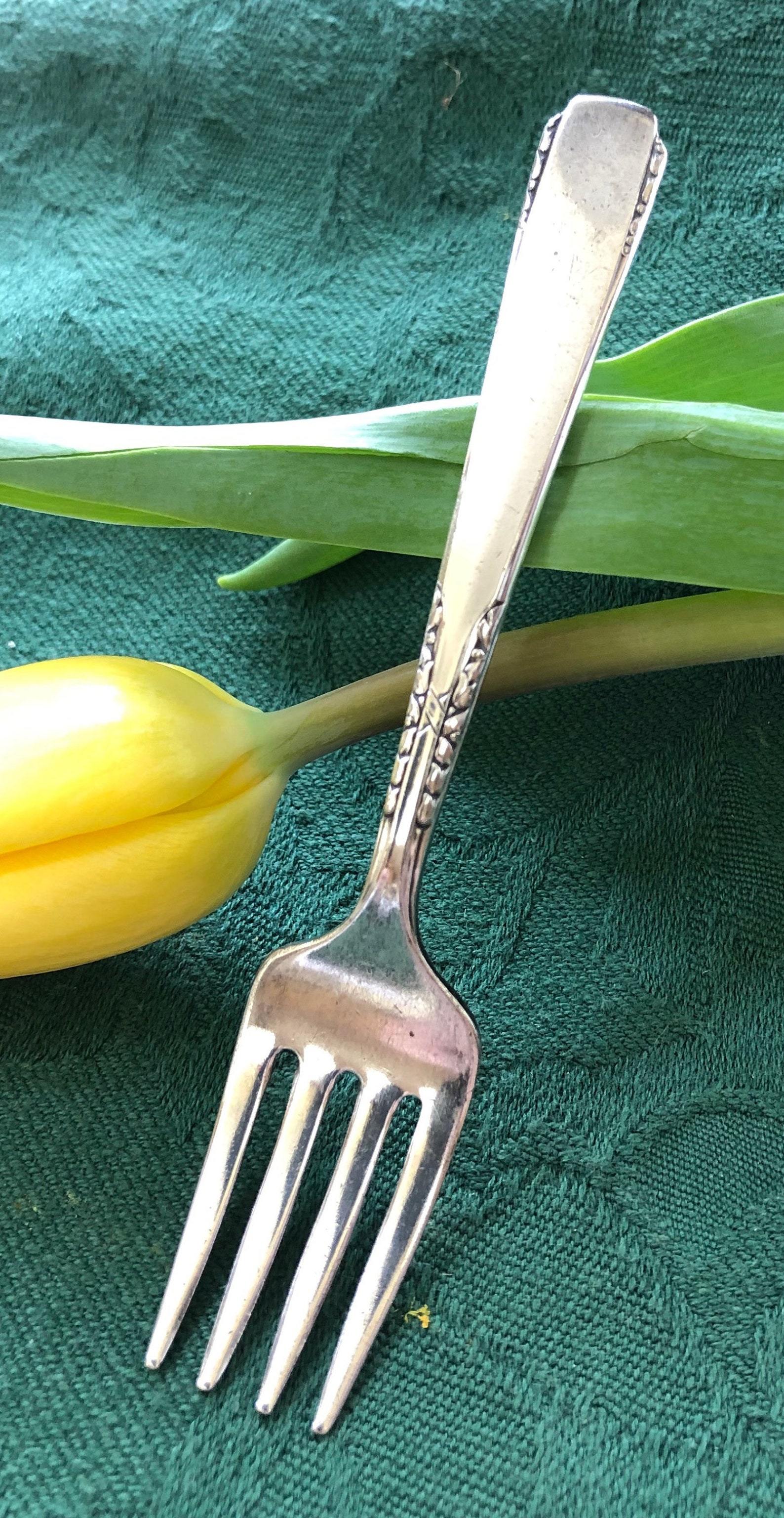 Vintage Silver Plated Baby Fork 1881 Rogers Brookwood - Etsy