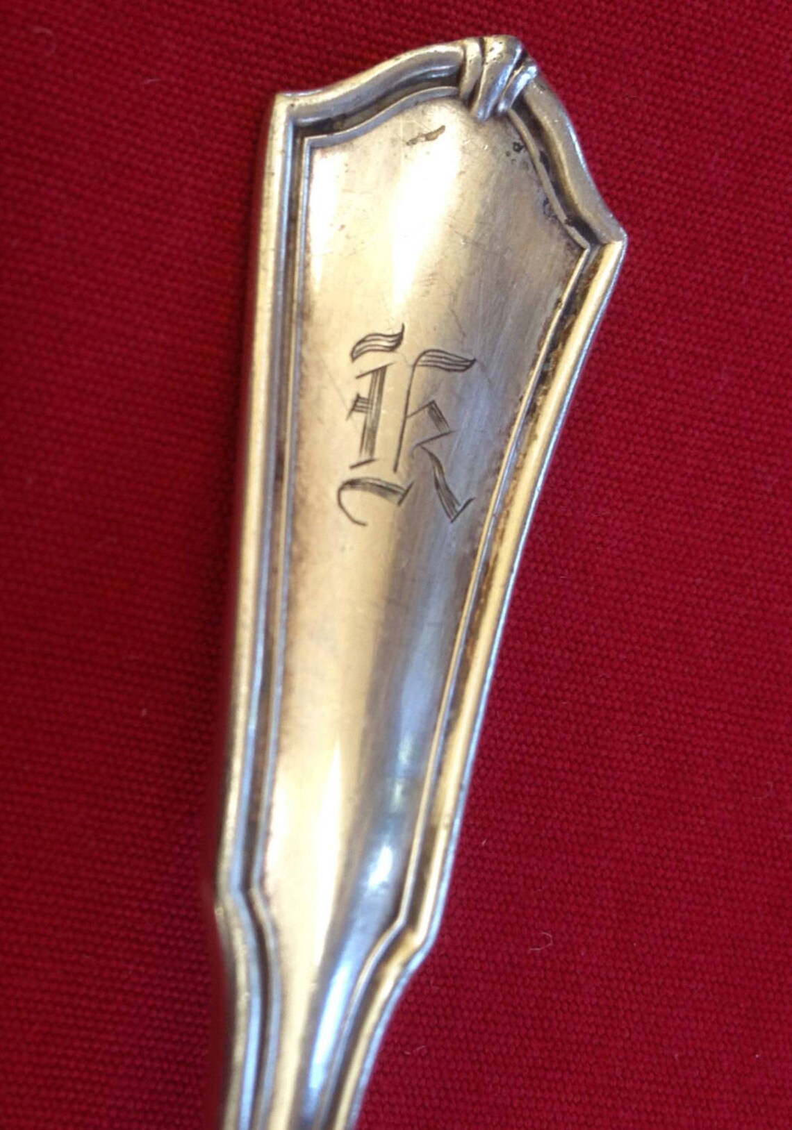 Antique Silver Ladle, Exeter Pattern, C1910s, Oneida, Monogram ...
