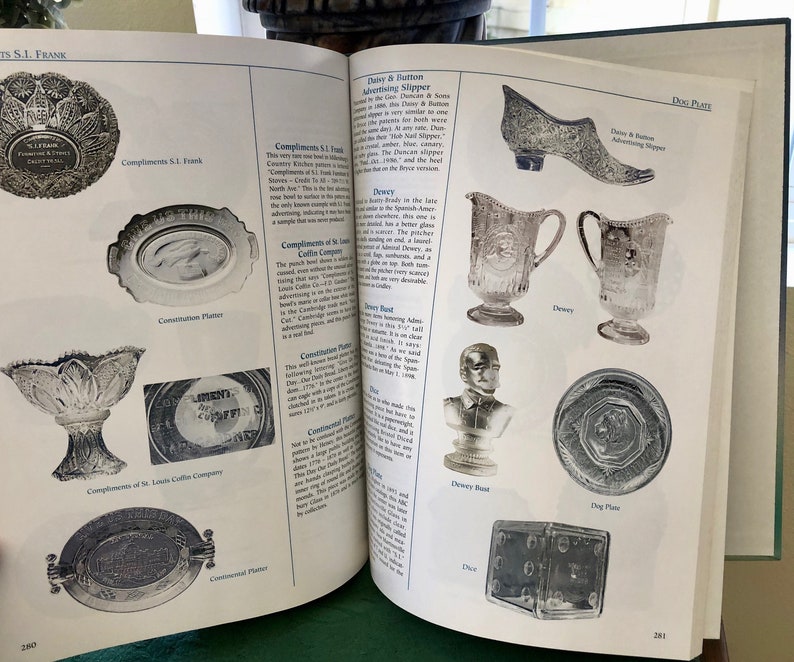 Vintage Research Book, Standard Encyclopedia of Pressed Glass, Third ...