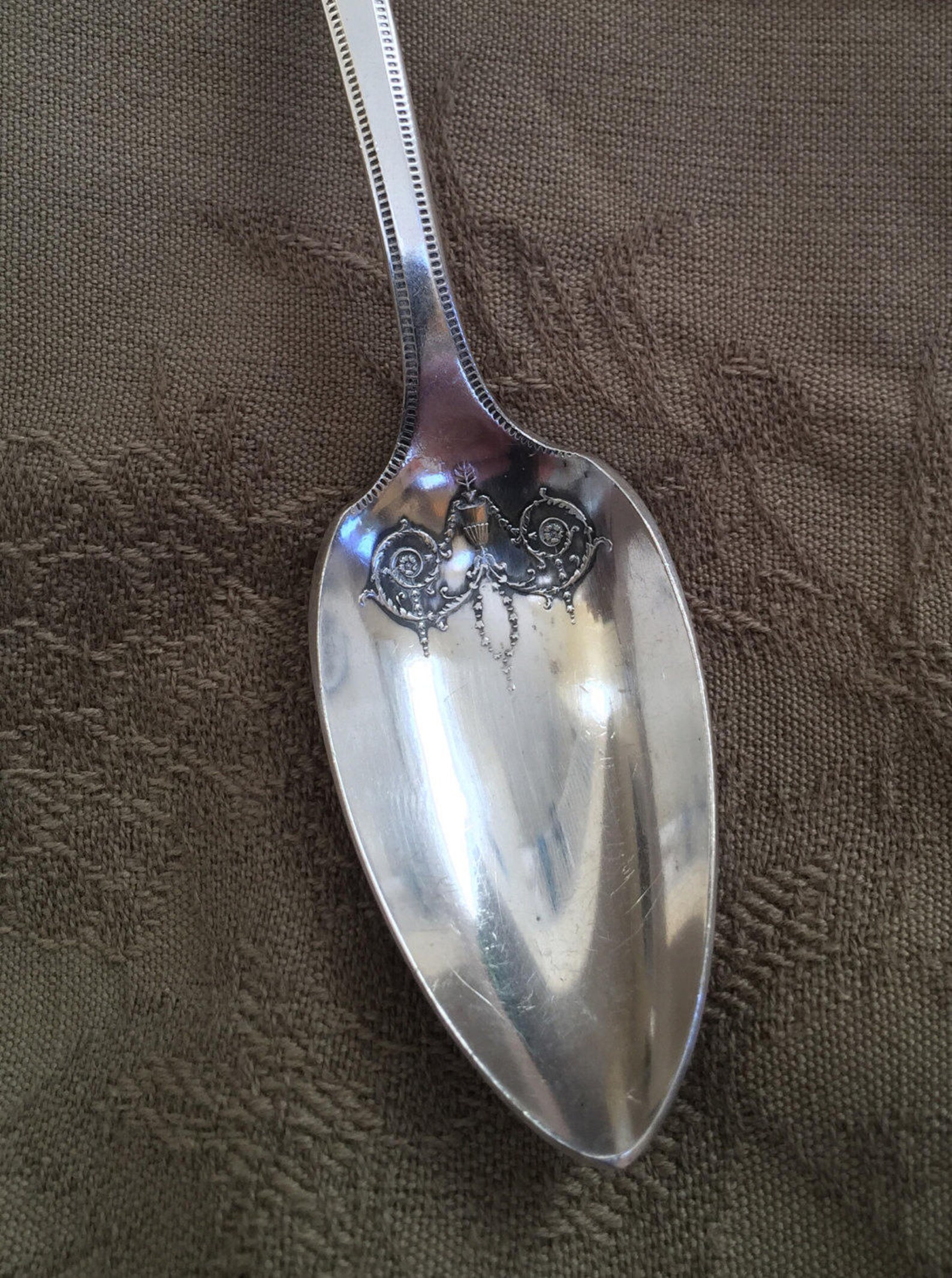 Antique Silver Plated Teaspoon Grosvenor Pattern Community - Etsy