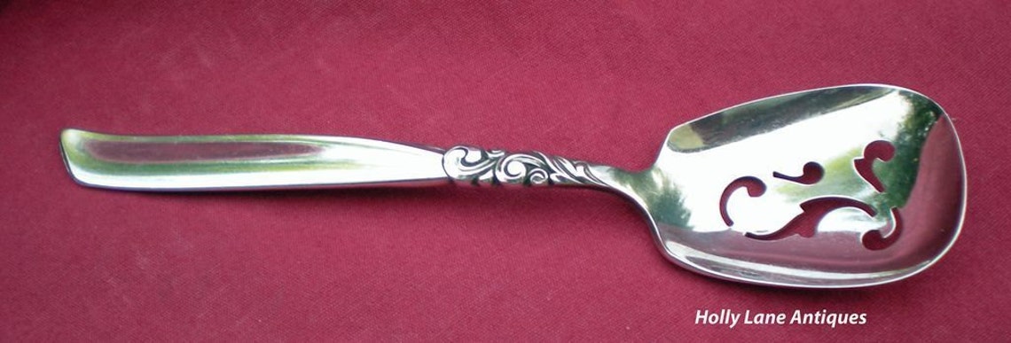 Vintage Silver Reticulated Relish Spoon, Community, Gift for Mom, Gifts ...