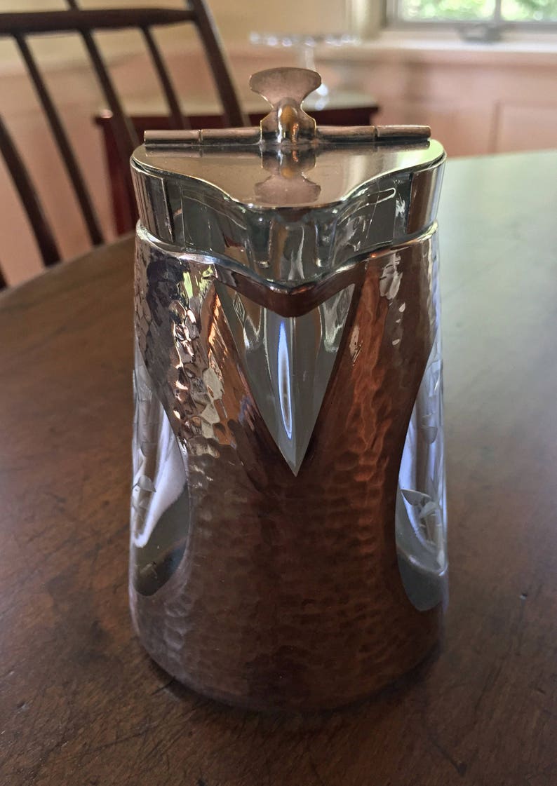 Silver Overlay Syrup Pitcher Vintage Collectible Vintage - Etsy