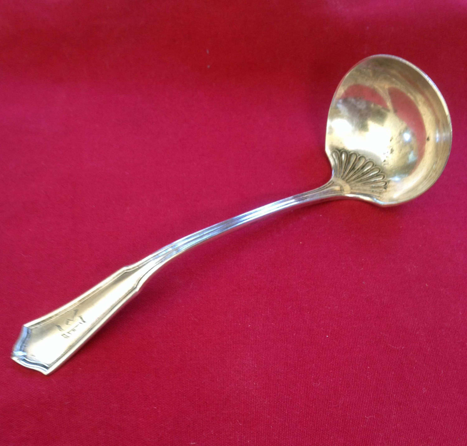 Antique Silver Ladle, Exeter Pattern, C1910s, Oneida, Monogram ...