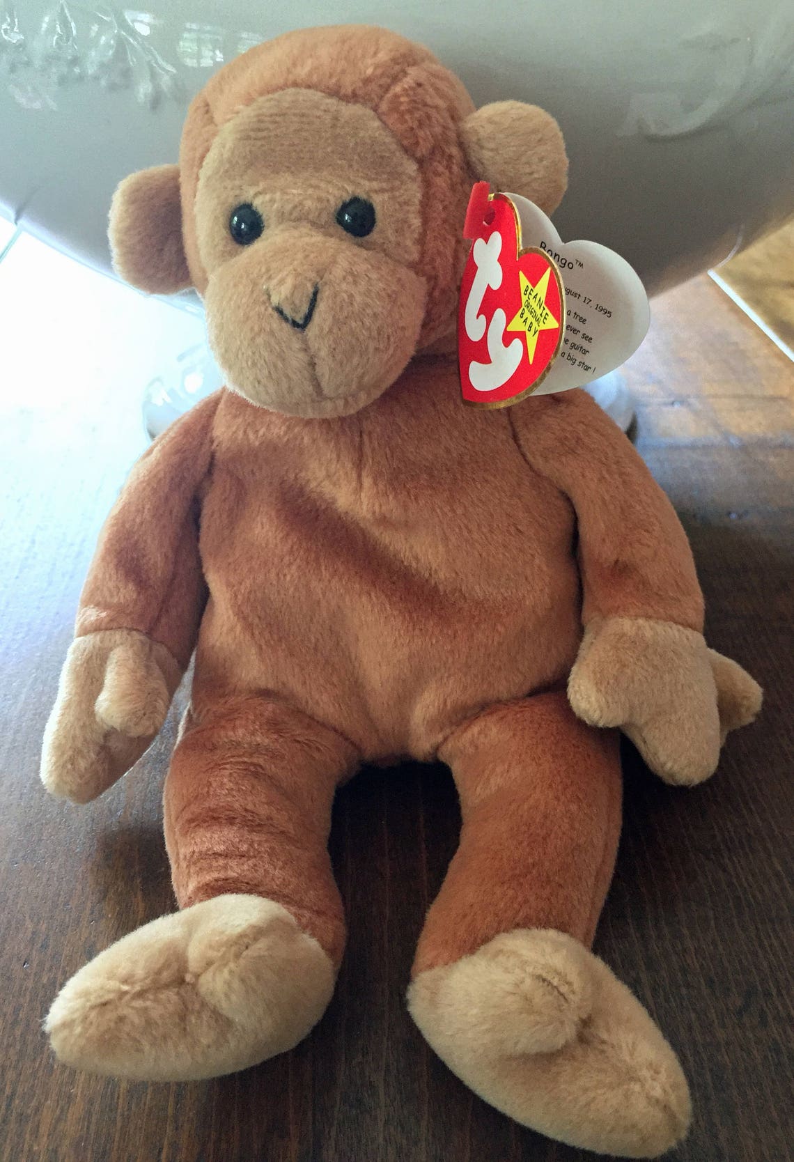 Ty Beanie Babies Bongo Monkey Beanie Baby Collectible Toys | Etsy