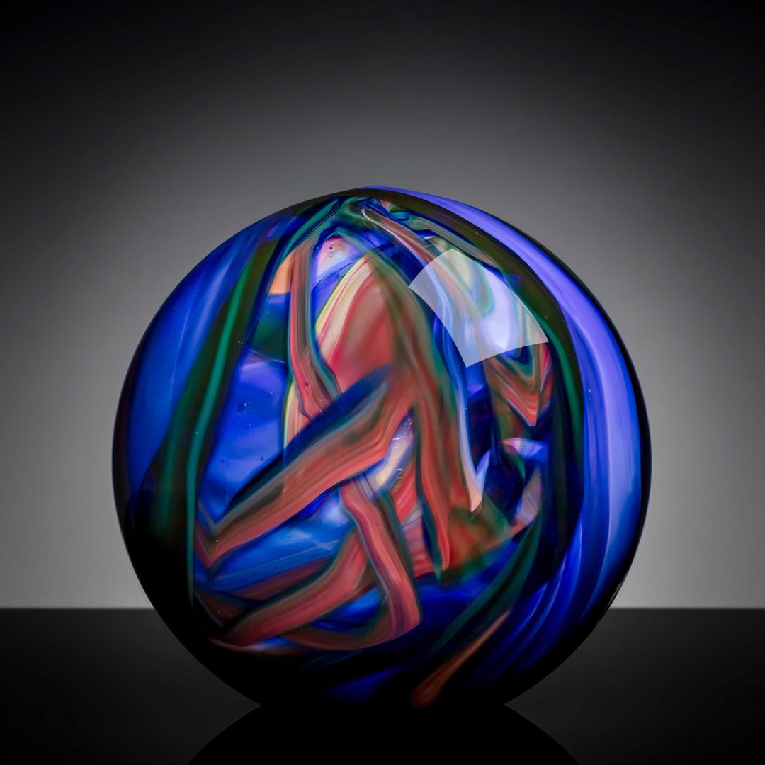 Blue Peacock Jupiter Ball #1048 - Etsy