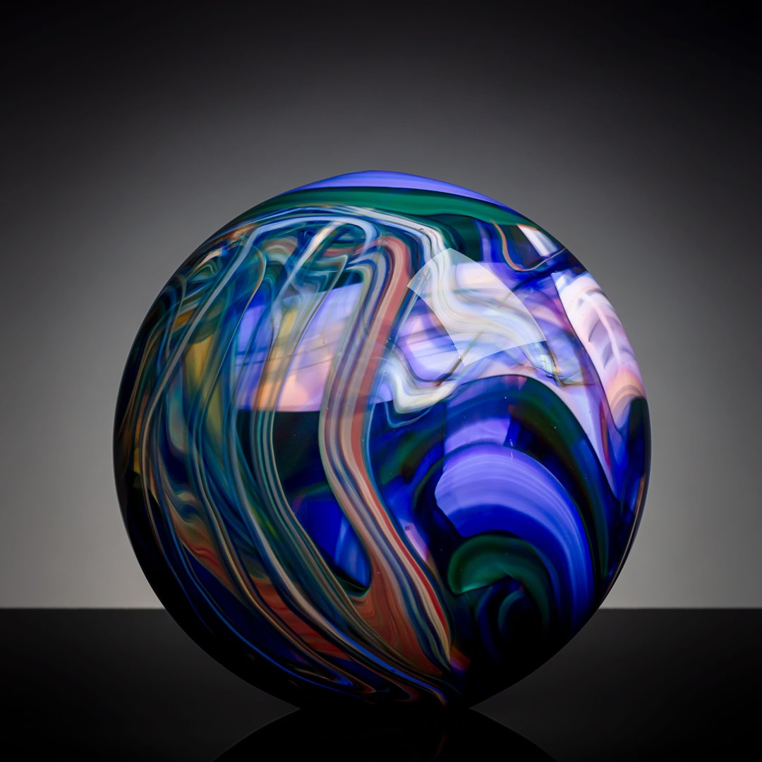 Blue Peacock Jupiter Ball #733 - Etsy