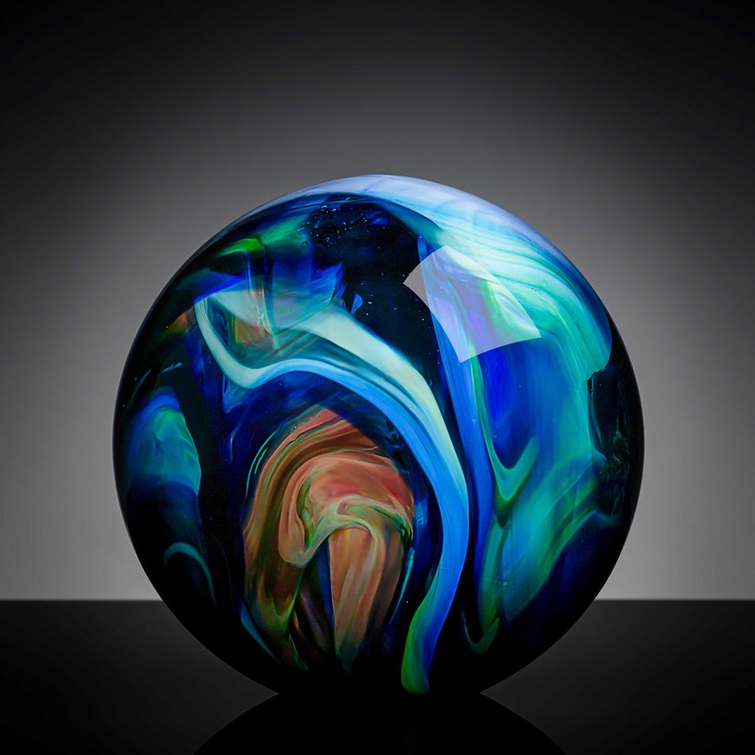 Green Macaw Jupiter Ball #1041 - Etsy