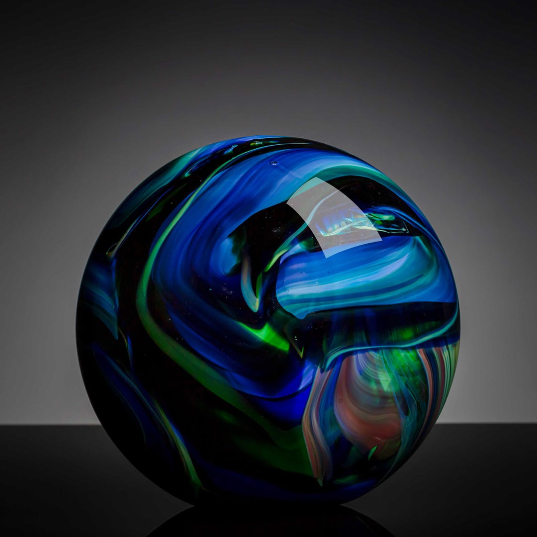 Green Macaw Jupiter Ball #826 - Etsy