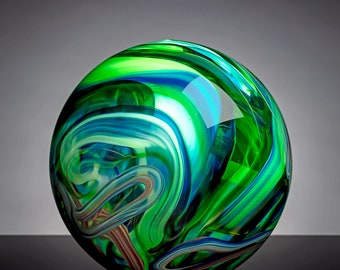 Green Macaw Jupiter Ball 458 - Etsy