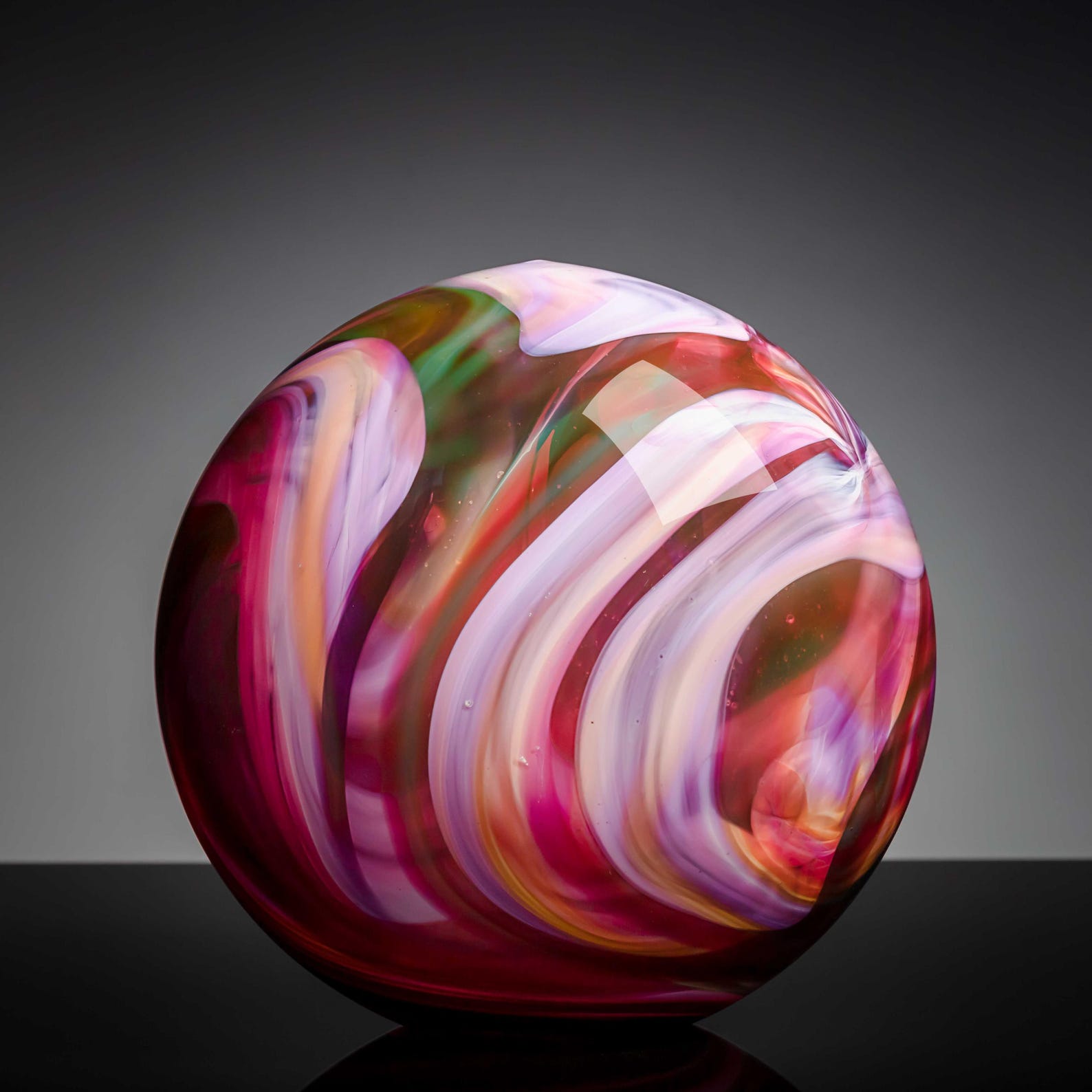 Electric Flamingo Jupiter Ball #874 - Etsy