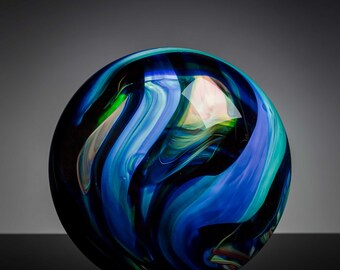 Blue Peacock Jupiter Ball #715 - Etsy