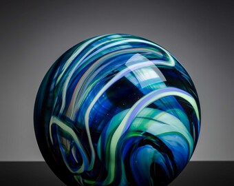 Blue Peacock Jupiter Ball #715 - Etsy