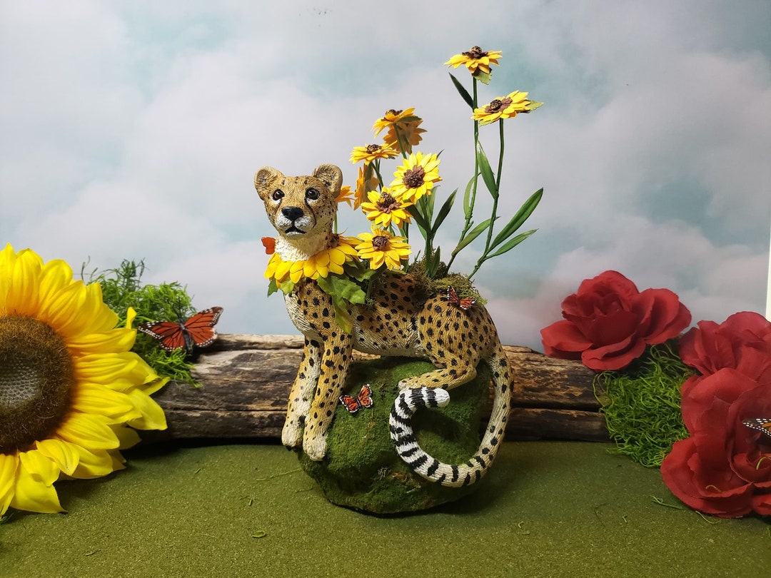 Cheetah Art, Cheetah Sculpture, Fantasy Animal Sculpture, Fantasy ...