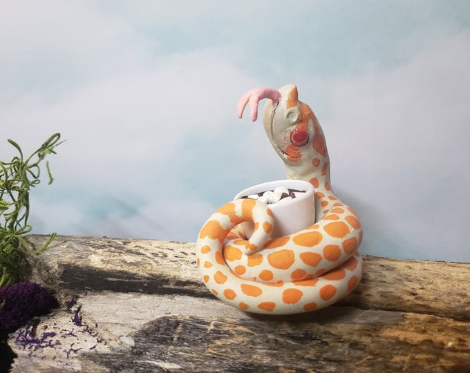 Snakes OOAK Hognose Snake Art Animal Decor Snake - Etsy