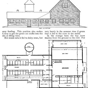 1909 Vintage Barn Plans – Outbuildings and Stock Sheds (digital PDF) - Etsy
