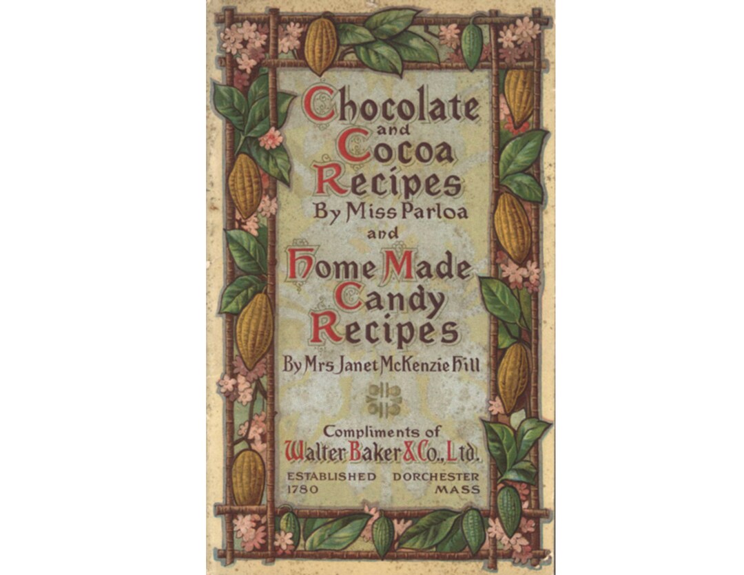1909 Chocolate & Candy Recipes Cookbook – Vintage Digital PDF - Etsy