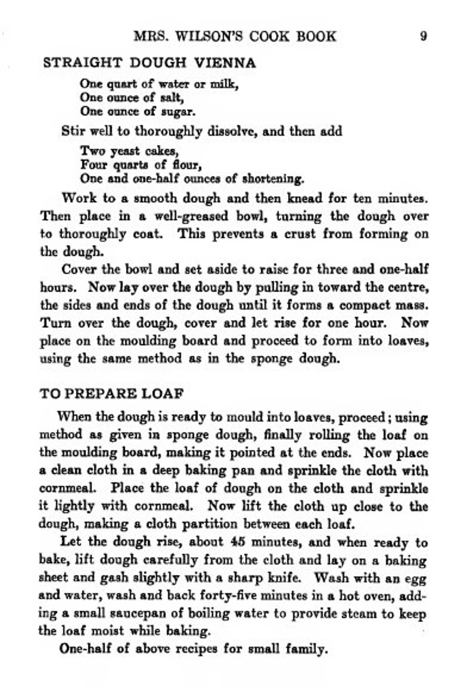 1920 Vintage Digital Cookbook: Mrs. Wilson's Cook Book - Digital PDF ...