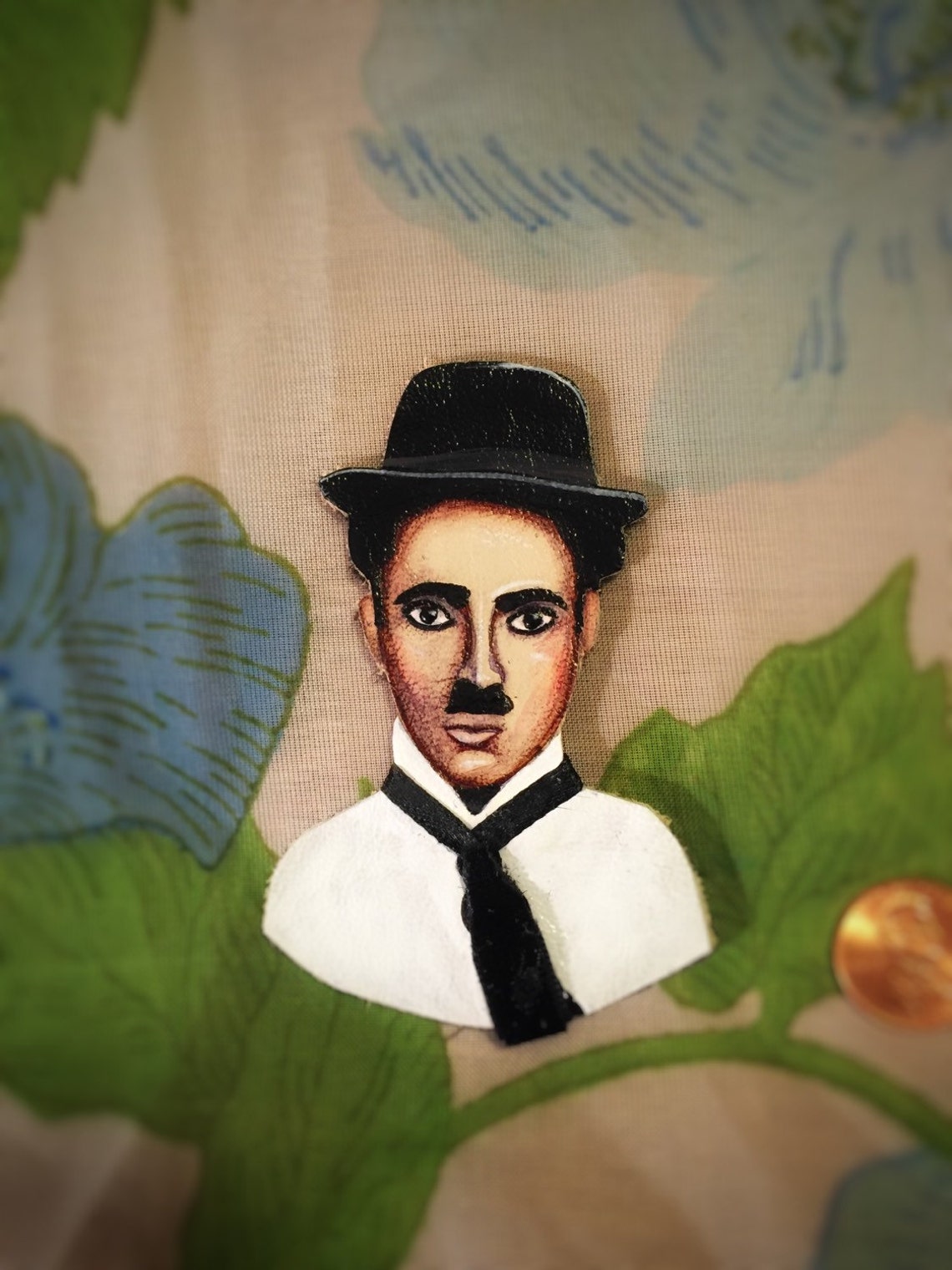 Charlie Chaplin Pin/brooch | Etsy