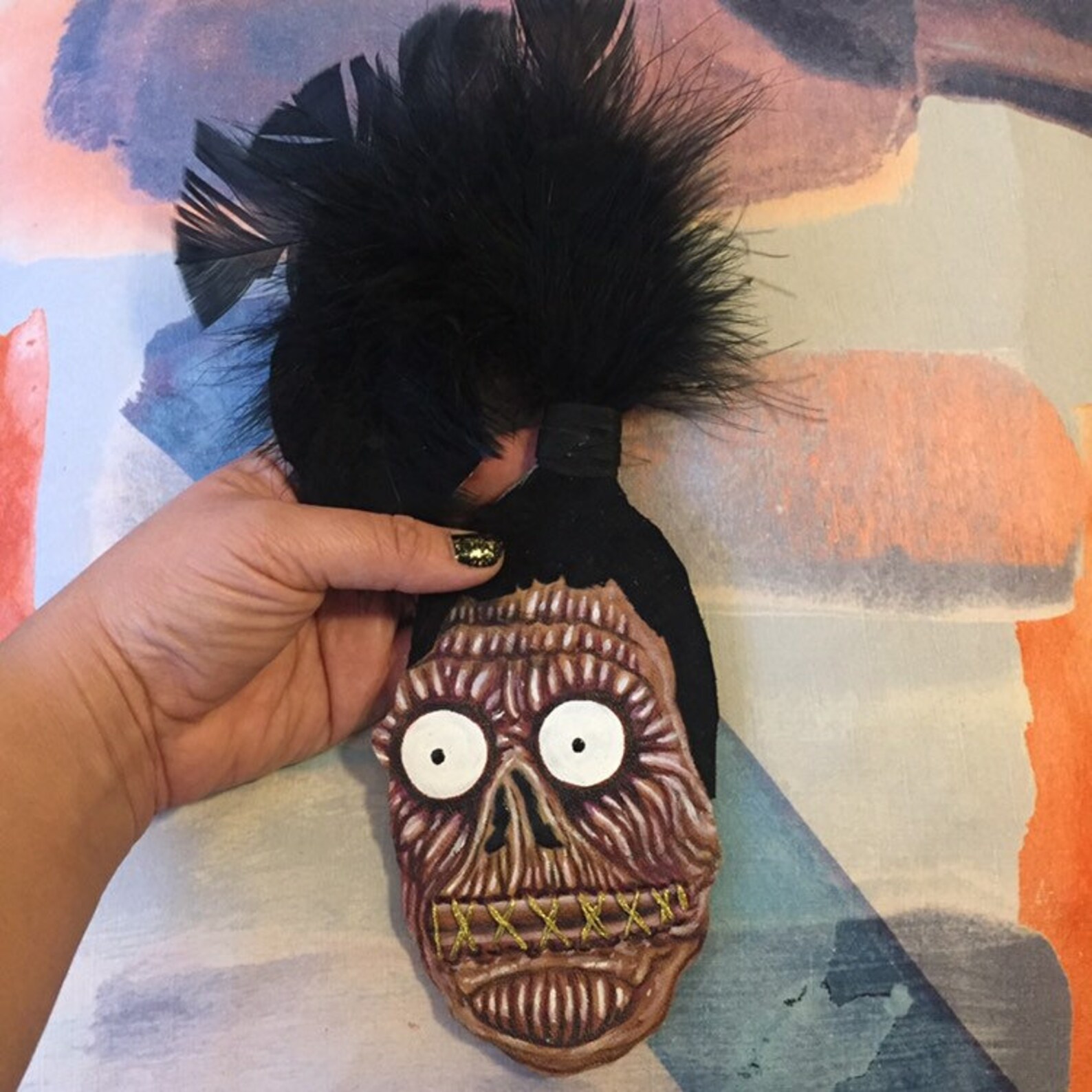 Shrunken Head Tree Topper XL - Etsy