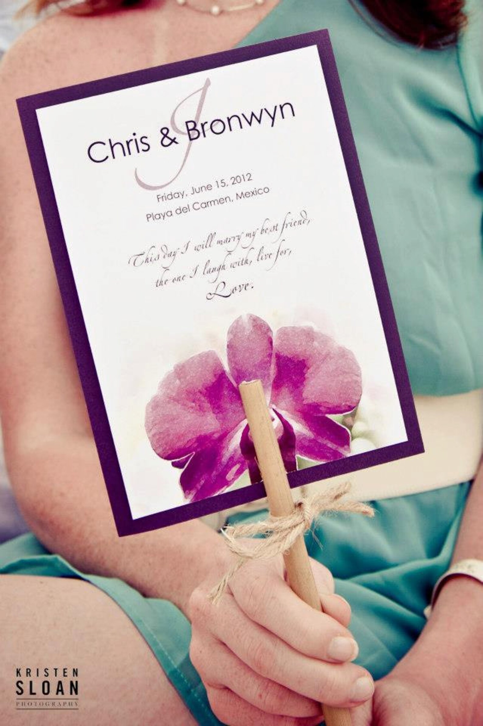 Handcut Wedding Fan Handles - Hand Wrapped Ribbon Your Choice of Color ...