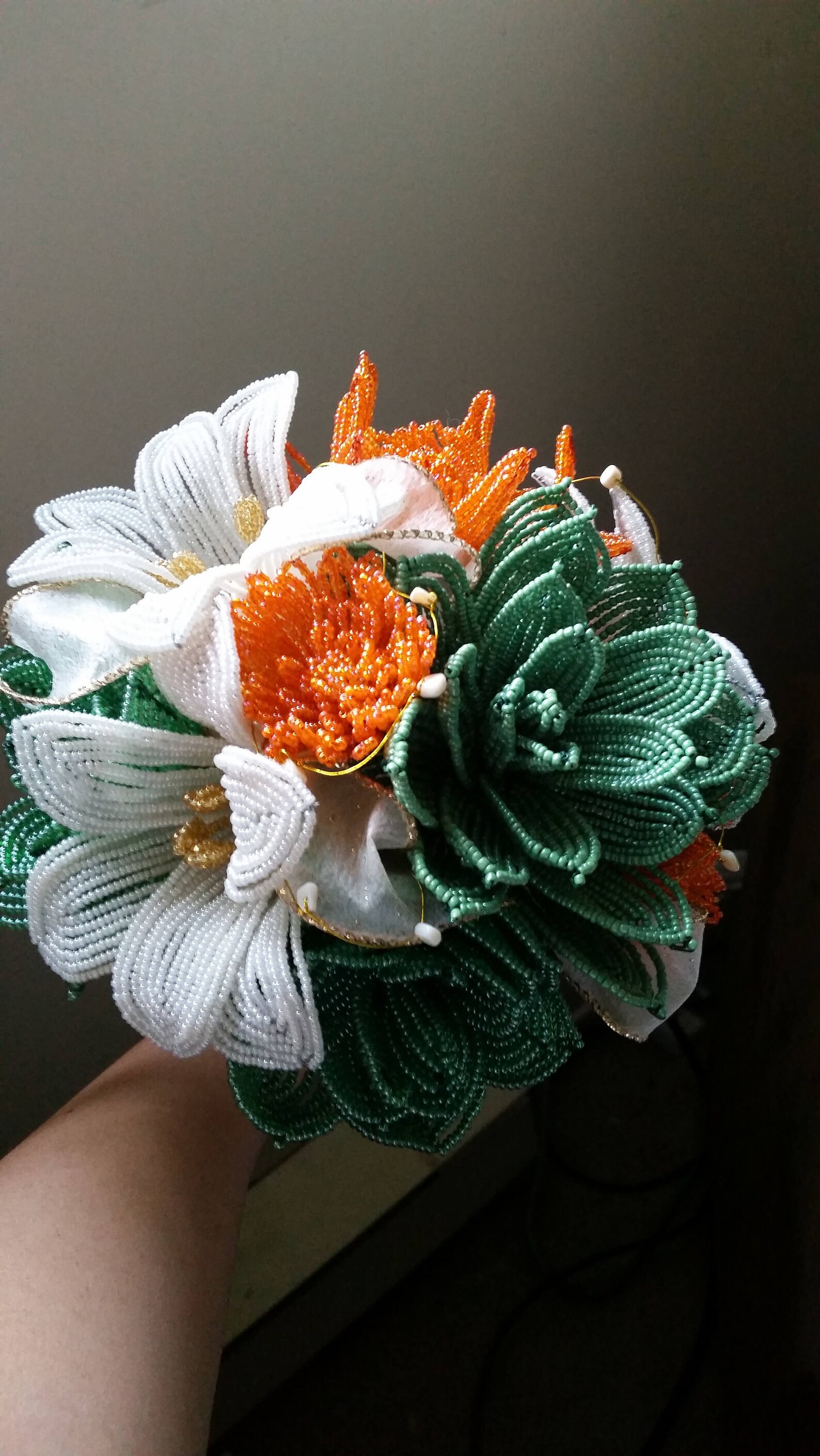 French Beaded Flowers - Etsy