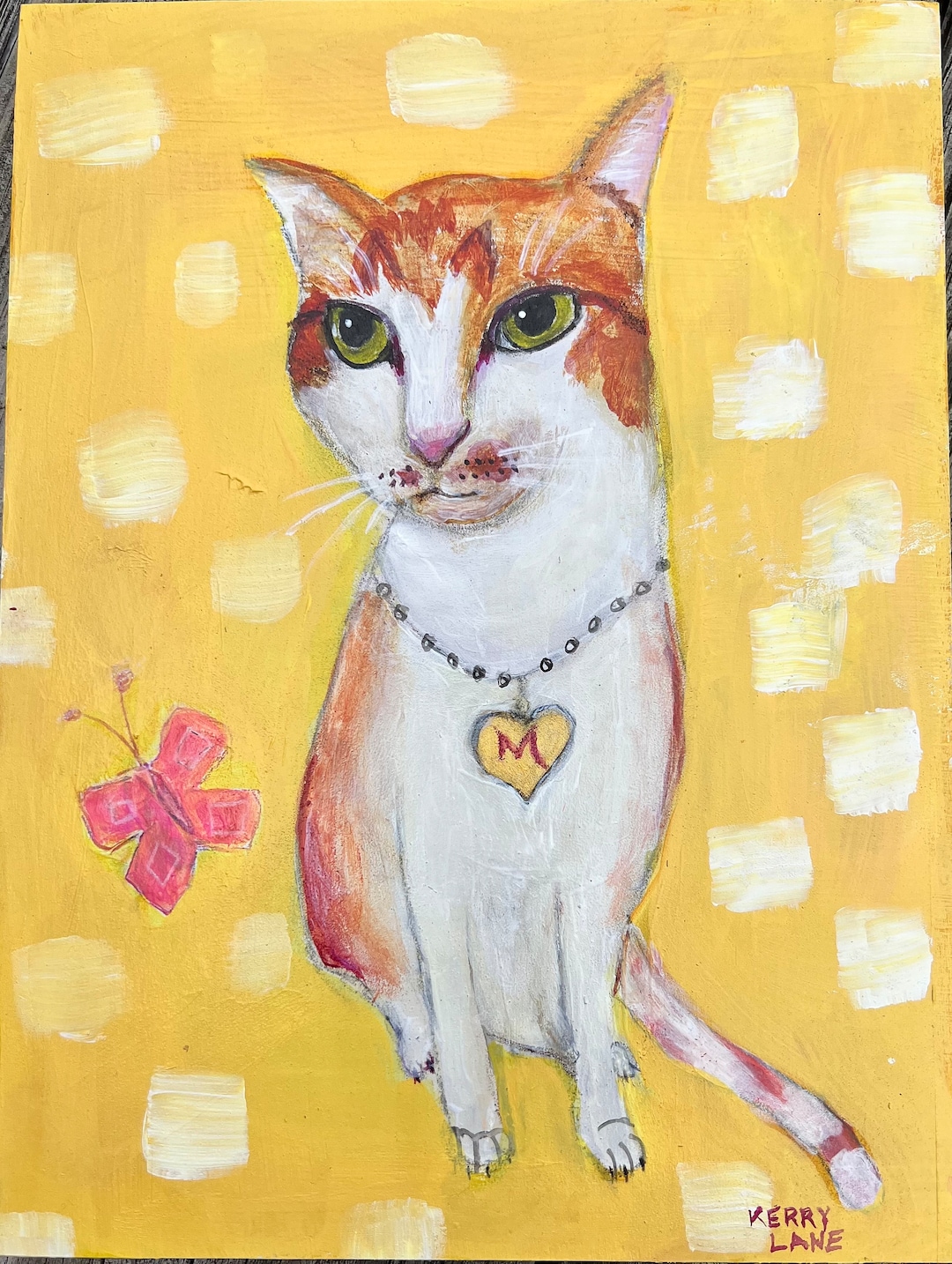 SOLD. Todi Missing Memphis Cat Painting Comission Original Painting on ...