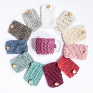 A Knitted Mug Cosy, Cup Cosy, Mug Cosies, Coffee Cosy in a Variety of ...