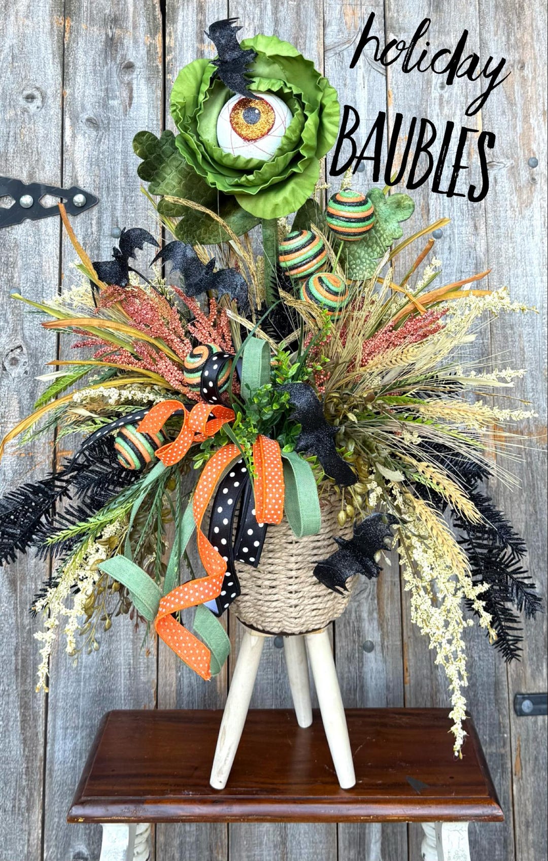 Halloween Centerpiece, Spooky Centerpiece, Spooky Halloween Decor ...