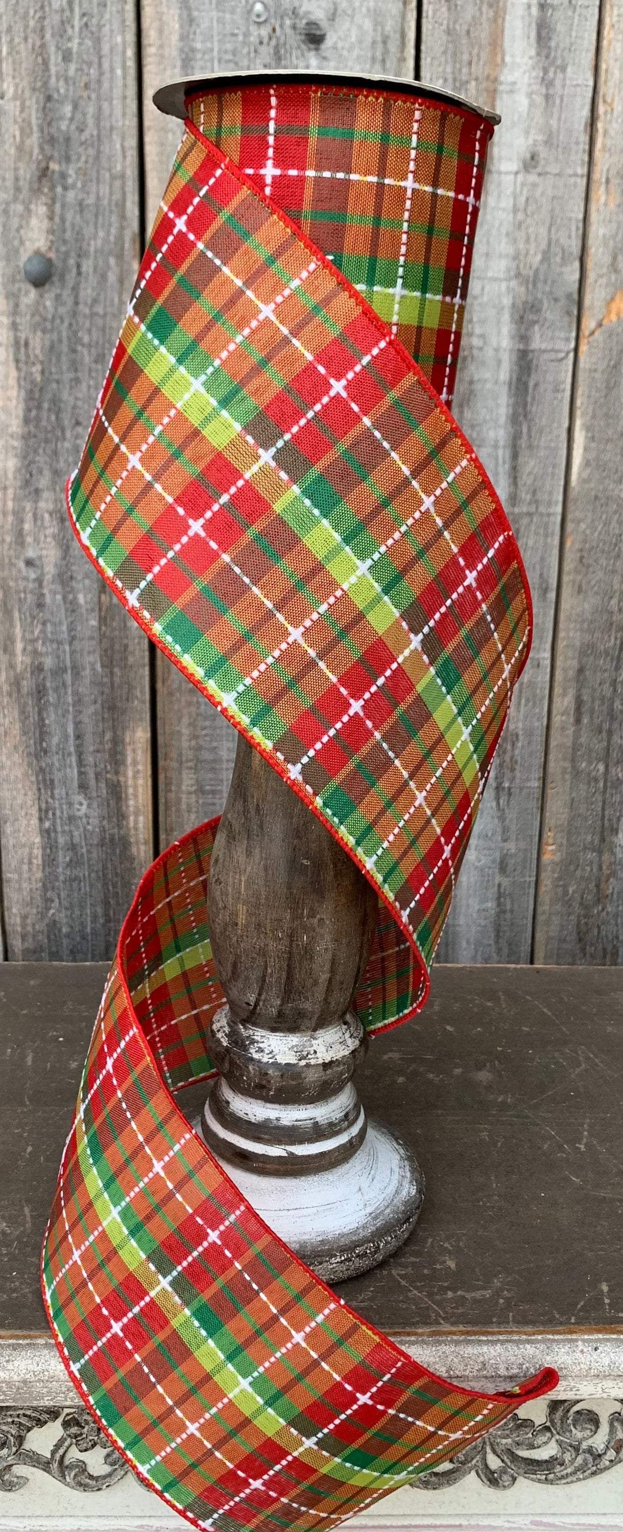 4 Inch Ribbon, 10 yards, Christmas Ribbon, Designer Ribbon, Christmas ... 4 Inch Ribbon, 10 yards, Christmas Ribbon, Designer Ribbon, Christmas ...