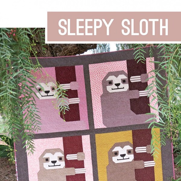 Sleepy Sloth Quilt Pattern - Etsy