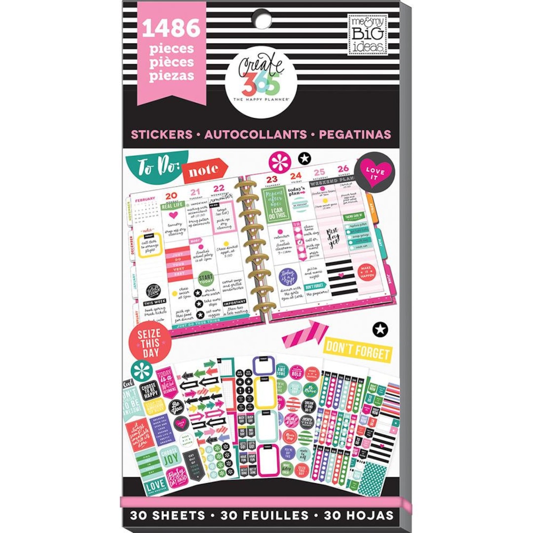 The Happy Planner - Me and My Big Ideas - Value Pack Stickers ...