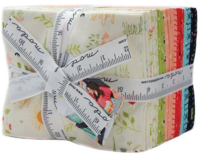 Moda Fabric - Fat Quarter Bundle - Lighthearted by Camille Roskelley - Florals - Set of 6 - Etsy