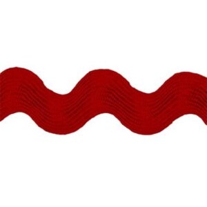 Riley Blake Designs 1 1/2 Jumbo Ric Rac Orange, Dark Red, Olive Green ...