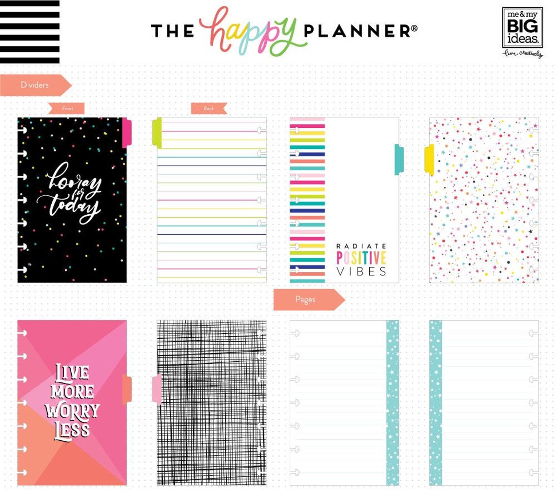 Me and My Big Ideas the Happy Planner Mini Happy Notes | Etsy