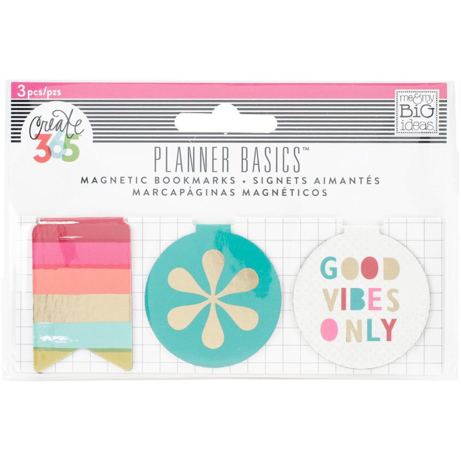 The Happy Planner - Me and My Big Ideas - Magnetic Bookmarks - Bright ...