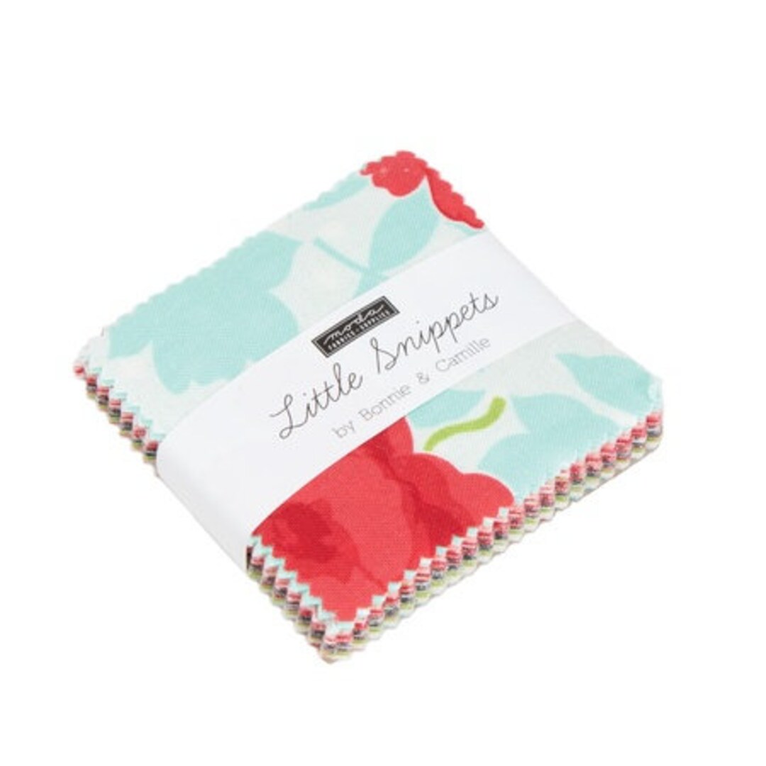 Moda Fabric Precuts - Mini Charm Pack - Little Snippets - Bonnie ...