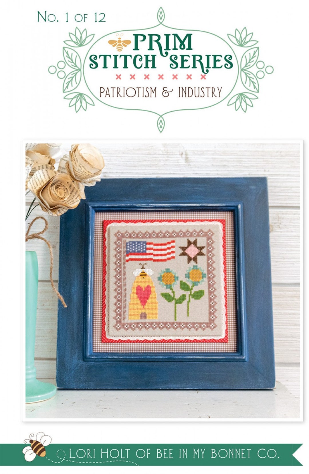 It's Sew Emma - Cross Stitch Pattern - Prim Stitch Series #1 ...