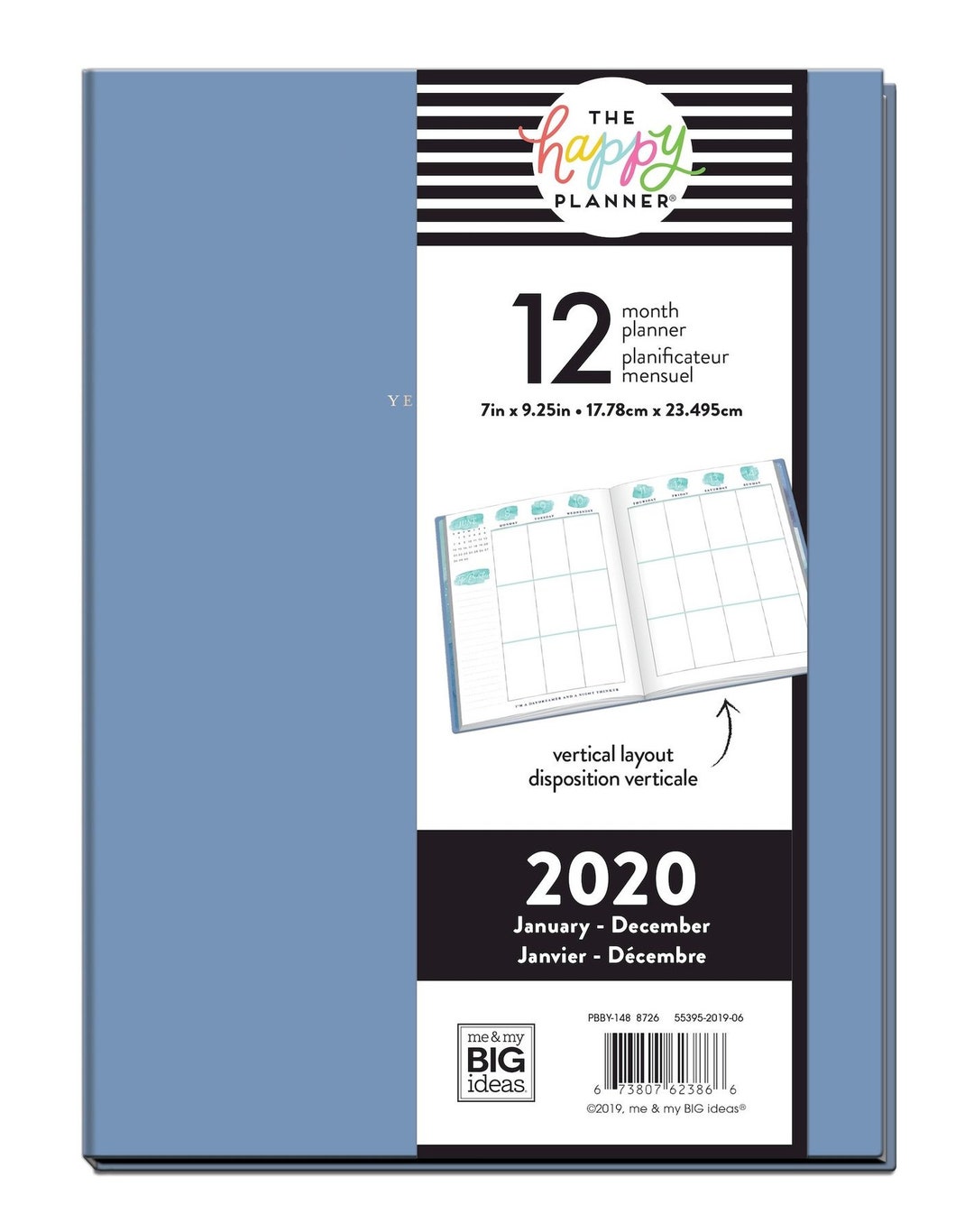 OUTDATED the Happy Planner 2020 Classic Book Bound - Year to Shine - 12 ...